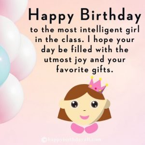 100+ Birthday Wishes for Students from Teacher & School